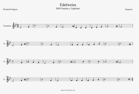 Soundtrack The Sound Of Music Score For Edelweiss For - Guitar Solo ...