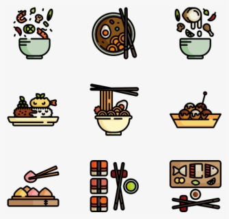 Rice Icons Free Asian - Asian Food Icon Transparent , Free Transparent ...