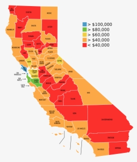 Clipart Map Of California - 2016 Election Results By County California ...