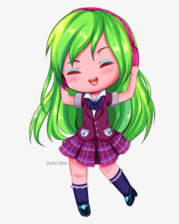 Mc Chibi Fixed - Ddlc Female Mc Sprite , Free Transparent Clipart ...