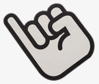 Hand Finger Stickers Sticker - Sign , Free Transparent Clipart - ClipartKey