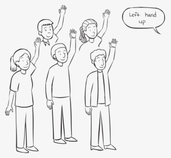 Simon Says Png - Group Of People Looking Left , Free Transparent ...