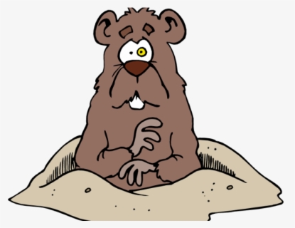 Groundhog Clipart Groundhog Burrow - Cartoon , Free Transparent Clipart ...