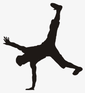 Transparent Bboy Clipart - Break Dance Silhouette Png , Free ...