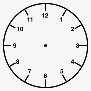 Collection Of Free Vector - Blank Analogue Clock Face , Free ...