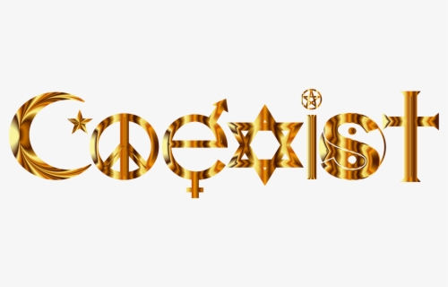 Transparent Coexist Png - Coexist Peace Sign , Free Transparent Clipart ...