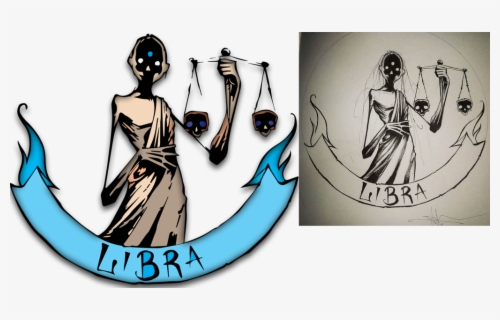 Zodiac Drawing Monster Transparent Png Clipart Free - Libra Drawing ...