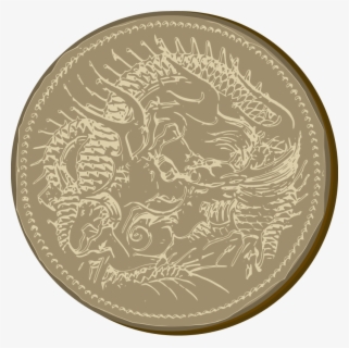 Old Dragon Coin - Old Coin Icon Png , Free Transparent Clipart - ClipartKey