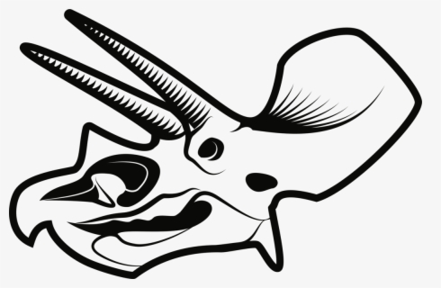 Skull Clipart Dinosaur - Dinosaur Skull Coloring Page , Free ...