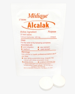 Alcalak Heartburn & Indigestion Relief, Calcium Rich - Medique , Free ...