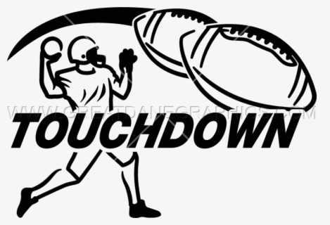 Touchdown Clipart Black And White , Free Transparent Clipart - ClipartKey