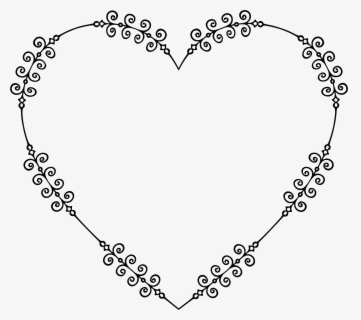 Free Heart Frame Clip Art with No Background - ClipartKey