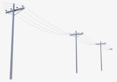 Transparent Electricity Pole Clipart - High Voltage Power Line ...