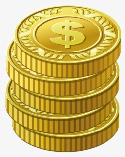 Transparent Coin Pile Png - Coins Vector No Background , Free ...