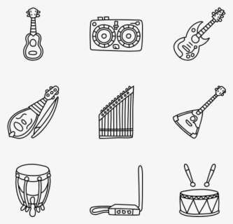 Music Instruments - Drawing , Free Transparent Clipart - ClipartKey