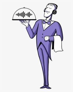 Pointing Butler Svg Clip Arts - Butler Clip Art , Free Transparent ...