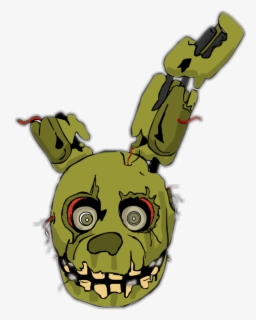 Freddy Clipart Springtrap - Five Nights At Freddy's Springtrap Head ...
