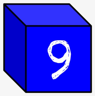 Number Block, Nine, 9, Blue , Free Transparent Clipart - ClipartKey
