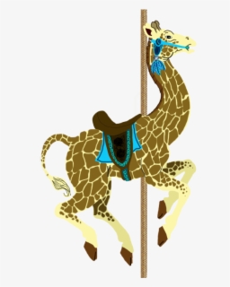 Horse Clip Giraffe - Carousel Okapi , Free Transparent Clipart - ClipartKey