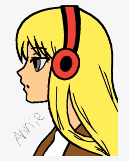 Anime Girl Not Colored , Free Transparent Clipart - ClipartKey