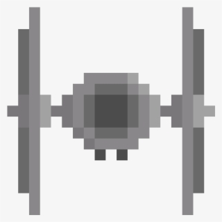 Tie Fighter Pixel Art , Free Transparent Clipart - ClipartKey