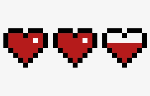 8 Bit Hearts Png , Free Transparent Clipart - ClipartKey
