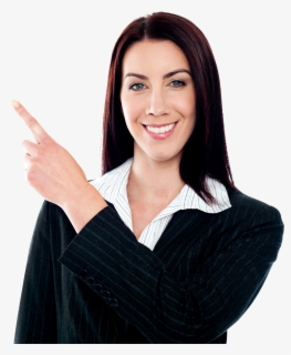 Women Pointing Left Png Image - Girl , Free Transparent Clipart ...