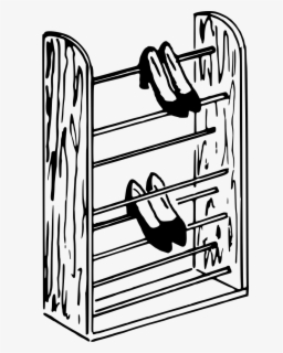 Shoe Clip Art Rack - Drawing Of Shoes Rack , Free Transparent Clipart ...