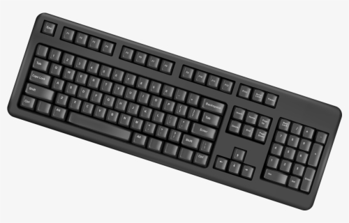 Laptop Numeric Keypad Cartoon - Keyboard Cartoon Computer , Free ...