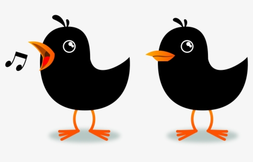 Clip Art Birds Singing Clipart - Birds Singing Transparent Background ...