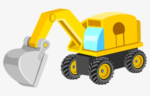 Caterpillar Excavator Cartoon