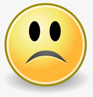 Clip Art Sad Smile - Sad Face Cut Out , Free Transparent Clipart ...