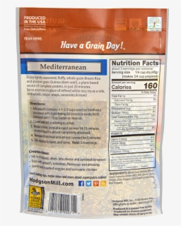 Quinoa & Brown Rice - Label , Free Transparent Clipart - ClipartKey