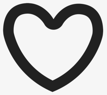 Handdrawn Heart Rubber Stamp - Drawn Heart Outline Png , Free ...