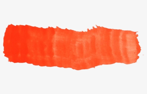 Watercolor Png Transparent - Brush Stroke Png Orange , Free Transparent ...