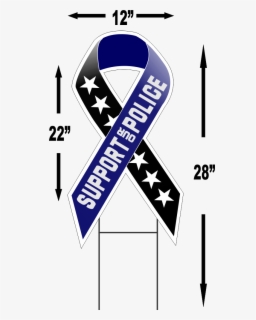 Support Our Police Large - Flag , Free Transparent Clipart - ClipartKey