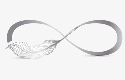 Infinity Feather Logo Design , Free Transparent Clipart - ClipartKey