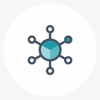 Digital Infrastructure Icon - Hub And Spoke Icon , Free Transparent ...