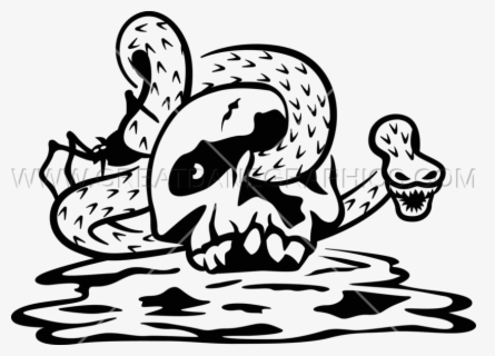 Snakes Clipart Skull - Illustration , Free Transparent Clipart - ClipartKey