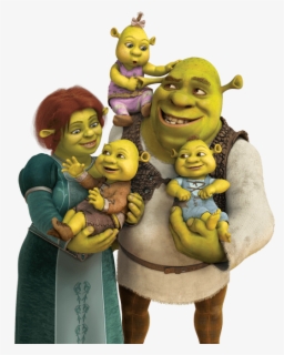Shrek-family - Shrek 4 , Free Transparent Clipart - ClipartKey