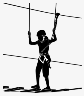 Clip Art Adventure Park Rope Transprent - Rope Course Free Vector ...