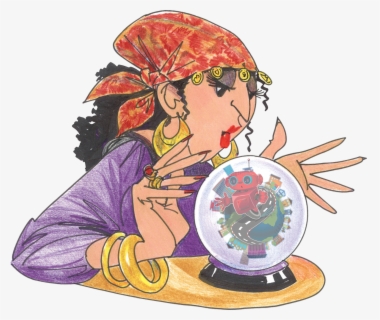 Seeing The Future Cartoon , Free Transparent Clipart - ClipartKey