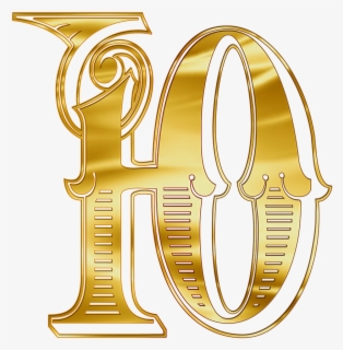 Cyrillic Capital Letter Yu Clip Arts - Russian Alphabet Png Gold , Free ...