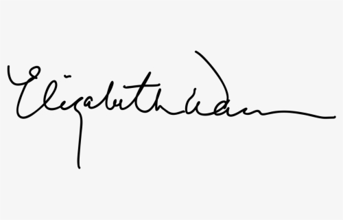 Elizabeth Warren Signature , Free Transparent Clipart - ClipartKey