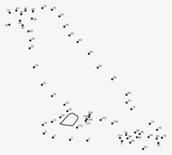 Connect The Dots - Number Patterns , Free Transparent Clipart - ClipartKey