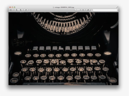 Monarch Vintage Typing Machine - Old Typing Machine Png , Free ...