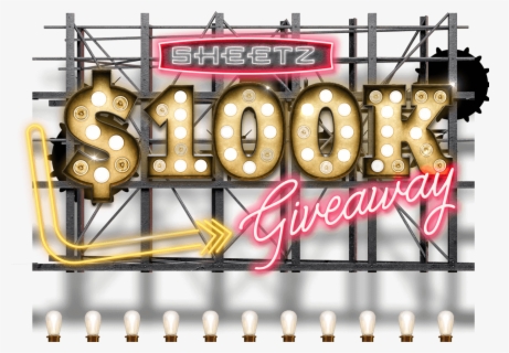 Sheetz $100k Giveaway - Poster , Free Transparent Clipart - ClipartKey