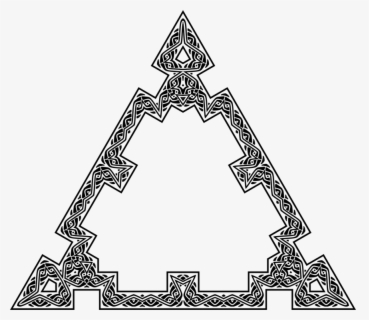 Line Art,triangle,symmetry - Geometry Line Drawing , Free Transparent ...