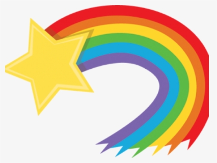Transparent Rainbow Star Clipart - Cute Shooting Star Clipart , Free ...