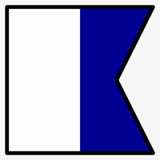 Signalflag Alpha - Signal Flag Alpha , Free Transparent Clipart ...